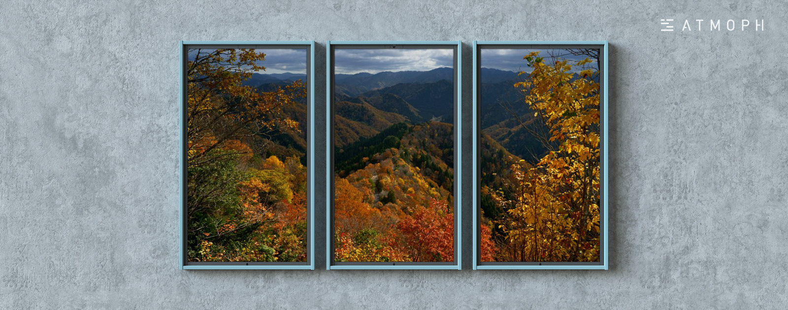 Autumn Leaves at Onyu Pass 1, Shiga | Atmoph Window